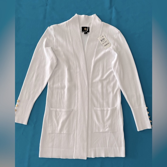 JM Collection | Sweaters | Jm Collection Womens Buttonsleeve Flyaway ...